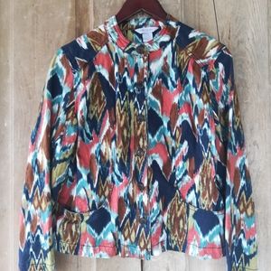 Koret | Jackets & Coats | Ikat Print Jacket | Poshmark